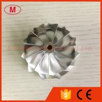 China K04 50.39/60.00mm 11+0 blades turbo aluminum 2618/milling/billet compressor wheel for sale