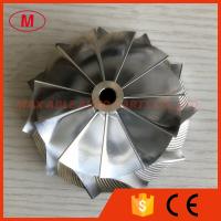 China HX40 66.65/84.00mm 11+0 performance design Turbocharger milling/Aluminum 2618/billet compressor wheel for racing for sale