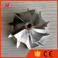 China RHF4H 40.66/52.51mm 5+5 blades high performance turbocharger billet/milling/aluminum 2618 compressor wheel for sale