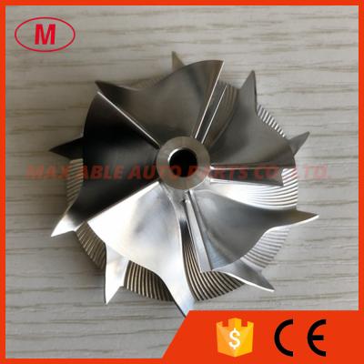 China RHF4H 40.66/52.51mm 5+5 blades high performance turbocharger billet/milling/aluminum 2618 compressor wheel for sale