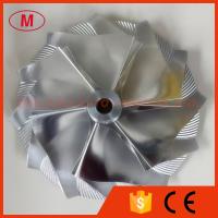 China RHF5 49.50/63.80mm 6+6 blades high performance turbo turbocharger aluminum 2618/milling/billet compressor wheel for sale
