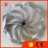 China RHF5 49.15/61.00mm 9+0 blades Point milling turbo milling/aluminum 2618/billet compressor wheel for sale