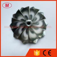 China GT45 85.00/105.00mm 10+0 blades high performance turbocharger milling/aluminum 2618/billet compressor wheel for sale