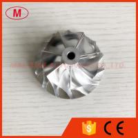 China RHF5 41.24/56.00mm 7+7 blades Turbo milling/aluminum 2618/billet compressor wheel for ISUZU VIFB for sale