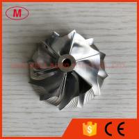 China TD04HL 42.00/56.02mm 6+6 blades reverse turbo milling/aluminum 2618/billet compressor wheel for 49477-02003 for sale