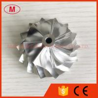 China GT15-25 701374-0001/6 41.52/56.02mm 7+7 Blades high performance milling/aluminum 2618/billet compressor wheel for sale