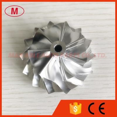China GT15-25 701374-0001/6 41.52/56.02mm 7+7 Blades high performance milling/aluminum 2618/billet compressor wheel for sale