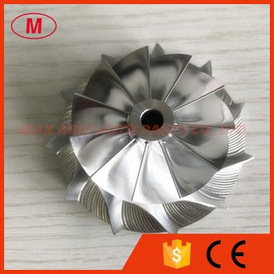 China GT15-25 38.62/52.00mm 11+0 blades high performance Turbo milling/aluminum 2618/billet compressor wheel for 760699-5004 for sale