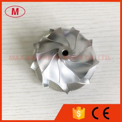 China GT15-25 point milling 50.20/65.00mm 9+0 Blades 702549-0008HF V1 high performance aluminum 2618/billet compressor wheel for sale