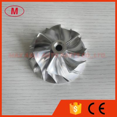 China custom 60.00/80.00mm forward 7+7 Blades turbo aluminum 2618/milling/Billet compressor wheel for sale