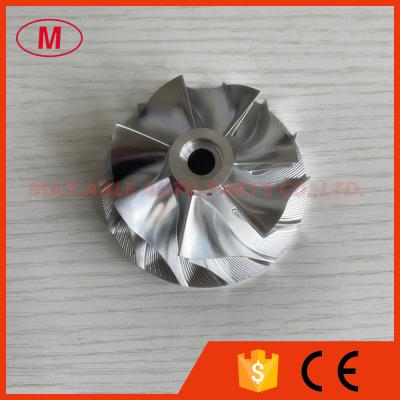 China custom 54.00/70.00mm 7+7 blades turbo milling/aluminum 2618/billet compressor wheel for sale