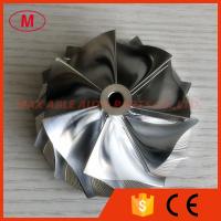 China GTX3583 66.30/84.00mm 7+7blades turbo billet/milling/aluminum 2618 compressor wheel for sale
