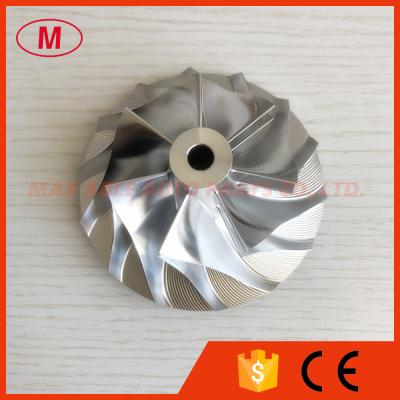 China HX35 3537168 53.88/81.30 mm 7+7 blades turbo billet/milling/aluminum 2618 compressor wheel for KOMATSU/6BT/6BTA for sale