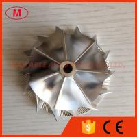 China CT26 59.00/76.13mm 7+7 blades high performance Turbocharger milling/aluminum 2618/billet compressor wheel for sale
