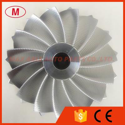 China S400 1491-123-2002 15+0 blades 67.66/91.34mm high performance point milling Turbo milling/billet compressor wheel for sale