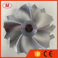China S400 1491-123-2002 5+5+5 blades 67.66/91.34mm high performance point milling Turbo aluminum 2618/billet compressor wheel for sale