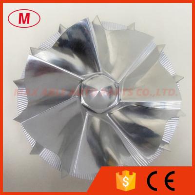 China GTA5518B 449207-0022 88.00/117.70m 7+7 blades high performance turbo billet compressor wheel for 739443-0003 3508B, 3516 for sale