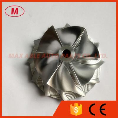 China RHF5HB 49.62/61.98mm 6+6 blades Turbo milling/aluminum 2618/billet compressor wheel for VF30/VF34 Upgrade for sale
