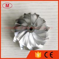 China KP39 45.00/55.00mm 11+0 blades Turbo milling/aluminum 2618/billet compressor wheel for sale
