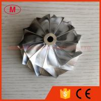 China GTX3076 11+0 blades 58.00/76.13mm Bore:6.00 high performance turbo milling/aluminum 2618/billet compressor wheel for sale