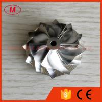 China GT15-25 36.30/49.00mm 735492-0002J 11+0 blades turbo billet/milling/aluminum 2618 compressor wheel for 757042-0011/0013/ for sale