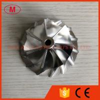China TD05H reverse 55.50/76.13mm 7+7 blades tapered tip angle:14 degree Turbo milling/aluminum 2618/billet compressor wheel for sale