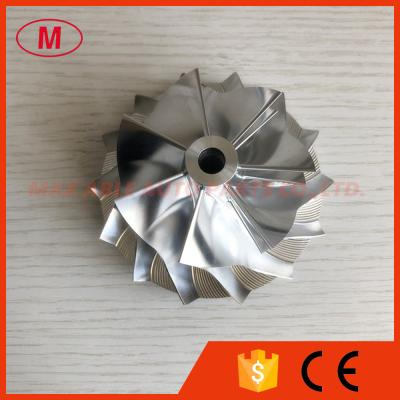 China S218 62.60/84.48mm 7+7 blades high peroformance turbo aluminum 2618/Billet/milling compressor wheel for sale