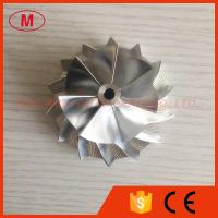 China TD04HL 44.00/62.00mm 7+7 blades performance Tapered tip angle:29.5 Turbo milling/aluminum 2618/billet compressor wheel for sale