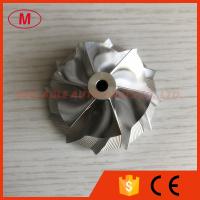 China MGT22260DSL reverse 799370-04U1361 45.67/59.40mm 6+6 blades  performance milling/aluminum 2618/billet compressor wheel for sale