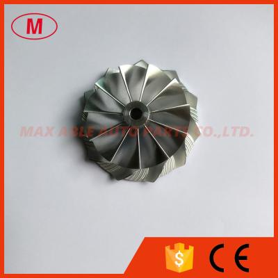China TD04HL 18T reverse 45.01/56.02mm 11+0 blades 49189-43800 Turbocharger Billet/milling/aluminum 2618 compressor wheel for sale