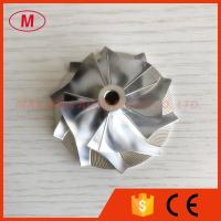 China RHB5 38.50/52.50mm 5+5 blades high performance turbo Billet/milling/Aluminum 2618 compressor wheel for VJ20 for sale