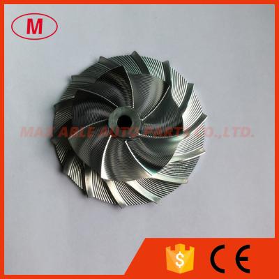 China TD05H 52.56/80.00mm 7+7 blades high performance point milling Turbo Billet/milling/aluminum 2618 compressor wheel for sale