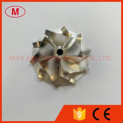 China CT12 39.05/58.03mm 5+5 blades 17208-46030HF Milling/alumunim 2618/billet compressor wheel for sale