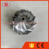 China GT15-25 53.11/70.98mm 11+0 blades turbo milling/aluminum 2618/billet compressor wheel for sale