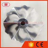 China TD03 36.84/49.00mm 6+6 blades turbocharger milling/aluminum 2618/billet compressor wheel for sale