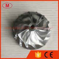 China T04S 55.01/76.00mm 7+7 blades Billet/aluminum 2618/milling compressor wheel for sale