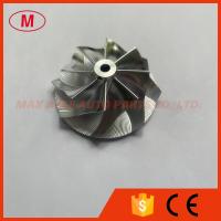 China TD03 Reverse 37.00/48.00mm 8+0blades performance Turbo milling/aluminum 2618/billet compressor wheel for sale