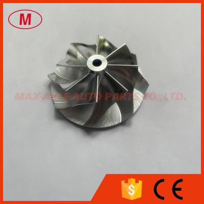 China TD03 Reverse 37.00/48.00mm 8+0blades performance Turbo milling/aluminum 2618/billet compressor wheel for sale