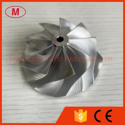 China TD04 reverse 54.28/67.40mm 9+0 Blades point milling turbo aluminum 2618/Milling/billet compressor wheel for sale