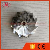 China GT25 11+0 blades 46.52/60.13mm 445436-0001 high performance milling/aluminum 2618/billet compressor wheel for ISUZU for sale