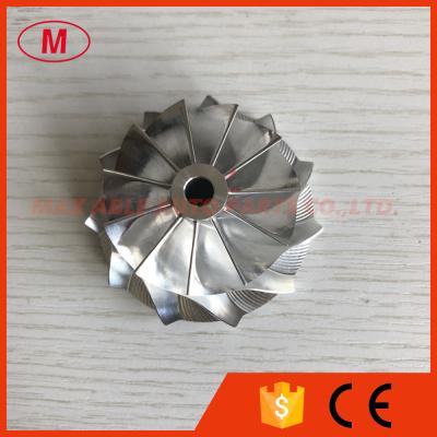 China GT2554R 42.12/54.39mm 11+0 Blades high performance Turbocharger aluminum 2618/milling/billet compressor wheel for racing for sale