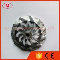 China HX35 3537168 53.88/81.30 mm 11+0 blades turbo milling/aluminum 2618/billet compressor wheel for KOMATSU/6BT/6BTA for sale