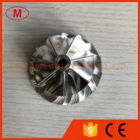 China TD05H reverse 7+7 blades 49.33/65.00mm Turbo billet/milling/aluminum 2618 compressor wheel for sale