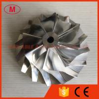 China HX82 4048020 UPGRADE 97.50/152.04mm 8+8 blades Turbo Billet/milling/aluminum 2618 compressor wheel for sale