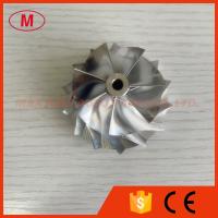 China RHF5 forward 46.50/60.00mm 7+7blades high performance turbocharger milling/aluminum 2618/billet compressor wheel for sale
