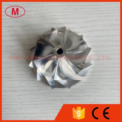 China RHF5 forward 47.00/60.50mm 6+6 blades high performance turbo milling/aluminum 2618/billet compressor wheel for sale