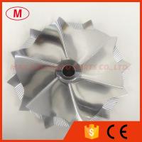 China HE351 64.49/89.00mm 6+6 blades High performance Turbocharger milling/aluminum 2618/billet compressor wheel for sale
