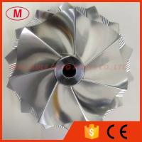 China HE451 7+7blades 66.87/93.00mm high performance turbo milling/aluminum 2618/billet compressor wheel for sale