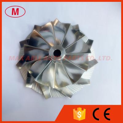 China HX50 11+0 blades 71.00/99.01mm high performance turbo milling/aluminum 2618/billet compressor wheel for sale