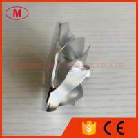 China GT35 forward 54.28/67.40mm 9+0 Blades point milling turbo aluminum 2618/Milling/billet compressor wheel for sale